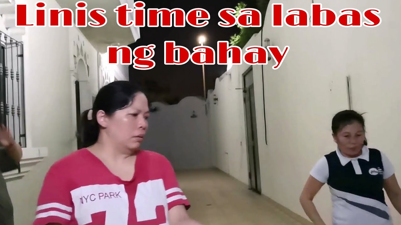 Linis time sa Labas ng bahay#BUHAYOFW #ksa - YouTube