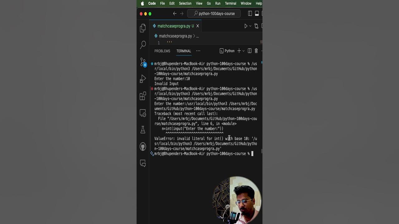 Match Case Program In Python 🐍 Pythonprogramming Pythonlearning Phython 100daysofcoding 