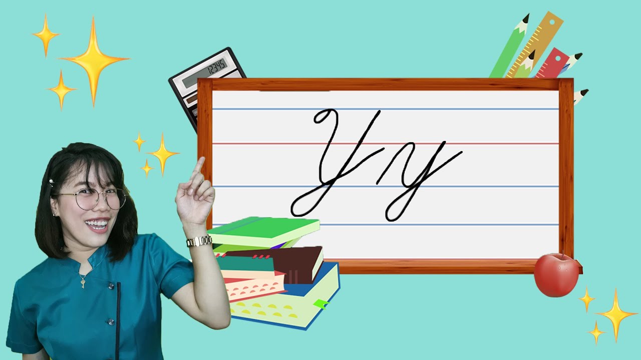 Learning Cursive Writing: Letter Yy - YouTube