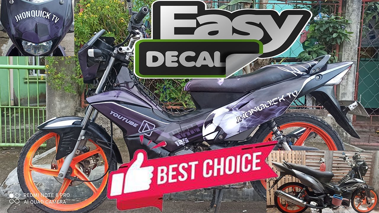 Proper Installation of Decals Sticker for Motorcycle | XRM 125 CARB ...