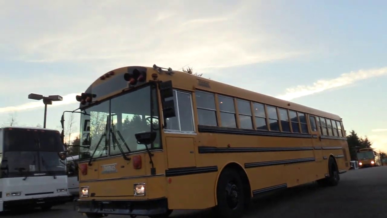 1999 THOMAS SAF-T-LINER 81 PASSENGER SCHOOL BUS – B73229 - YouTube