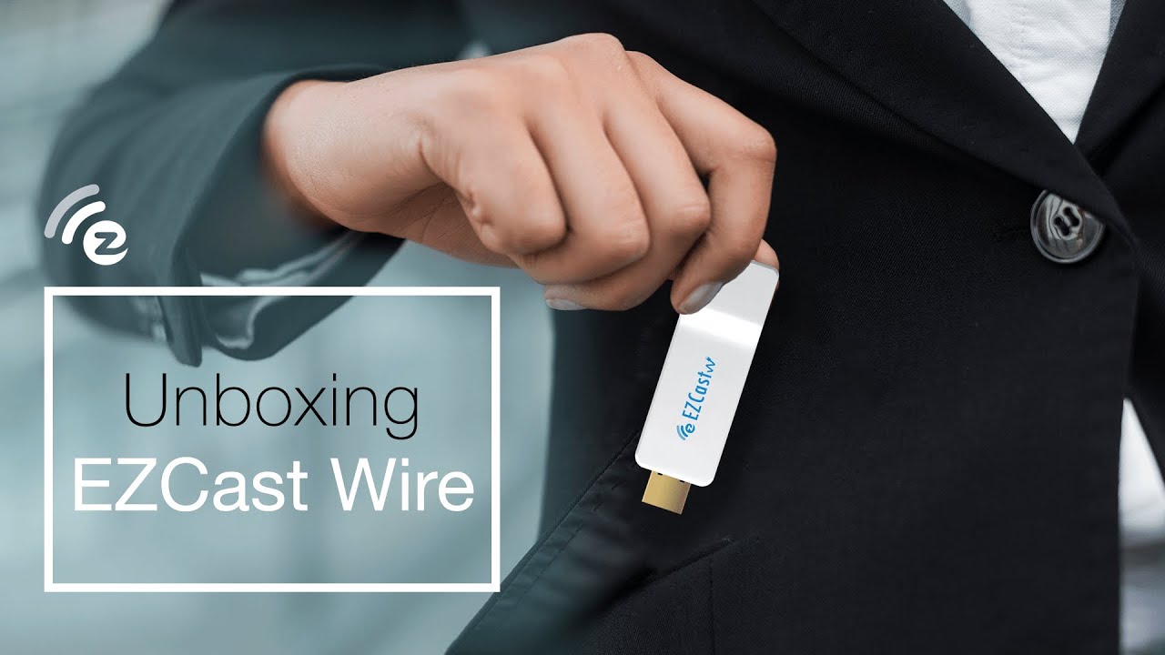 Unboxing EZCast Wire for plug and play screen mirroring - YouTube