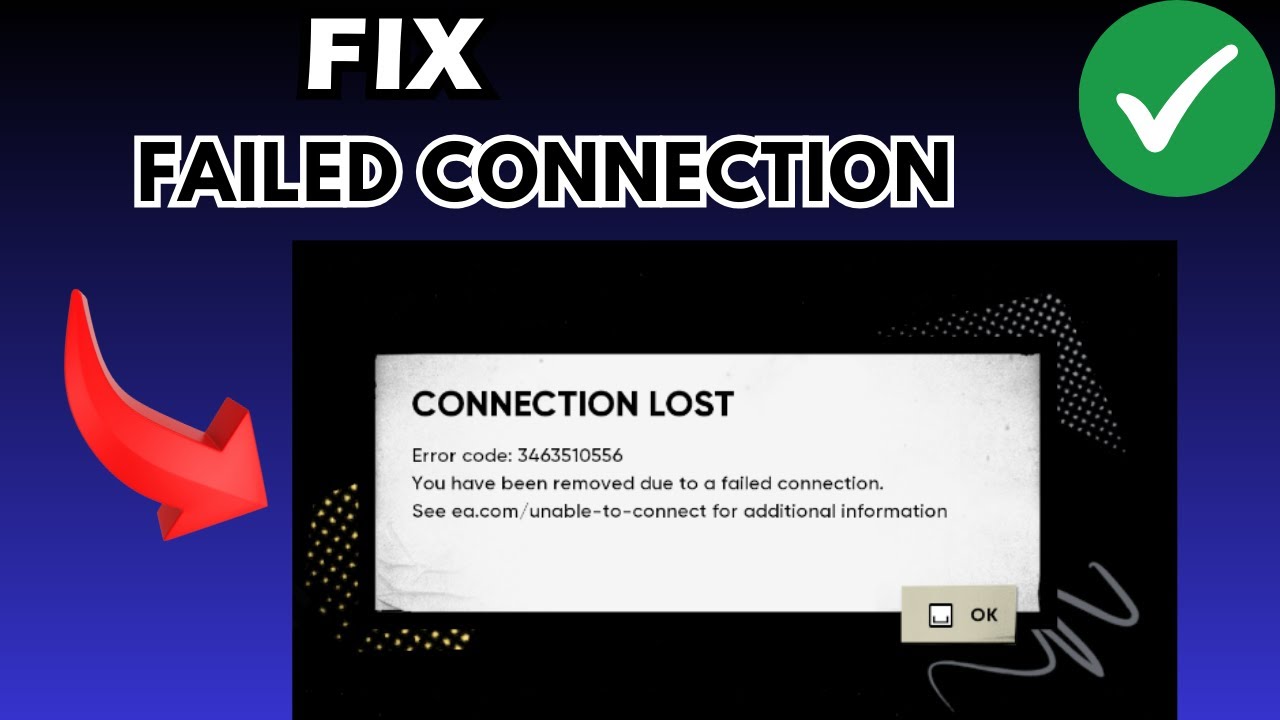 How to Fix You have been removed due to a failed connection in EA Skate ...