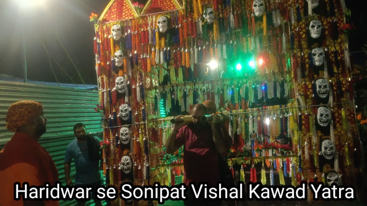 Haridwar se Hullahedi Vishal Kawad Yatra || Kawad Yatra 2024 !! - YouTube