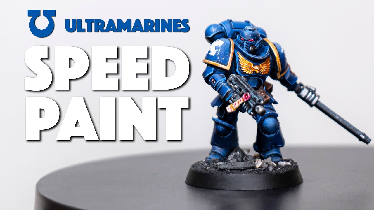 How to Paint Ultramarines | Speed Painting | Warhammer 40k - YouTube