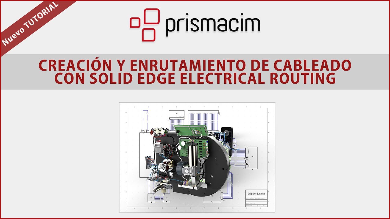 Solid Edge Electrical Routing - Creación y Enrutamiento de Cableado - YouTube