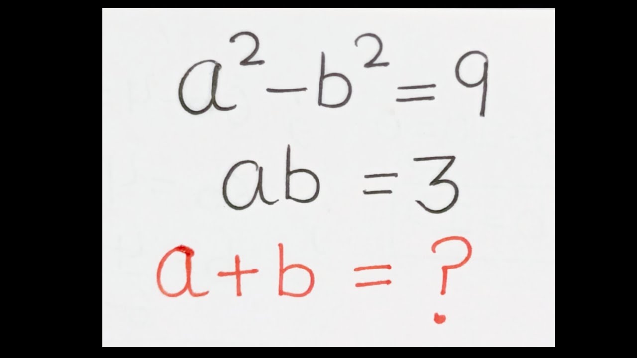 Harvard University Entrance Exam Problem| A Nice Algebra Problem ...