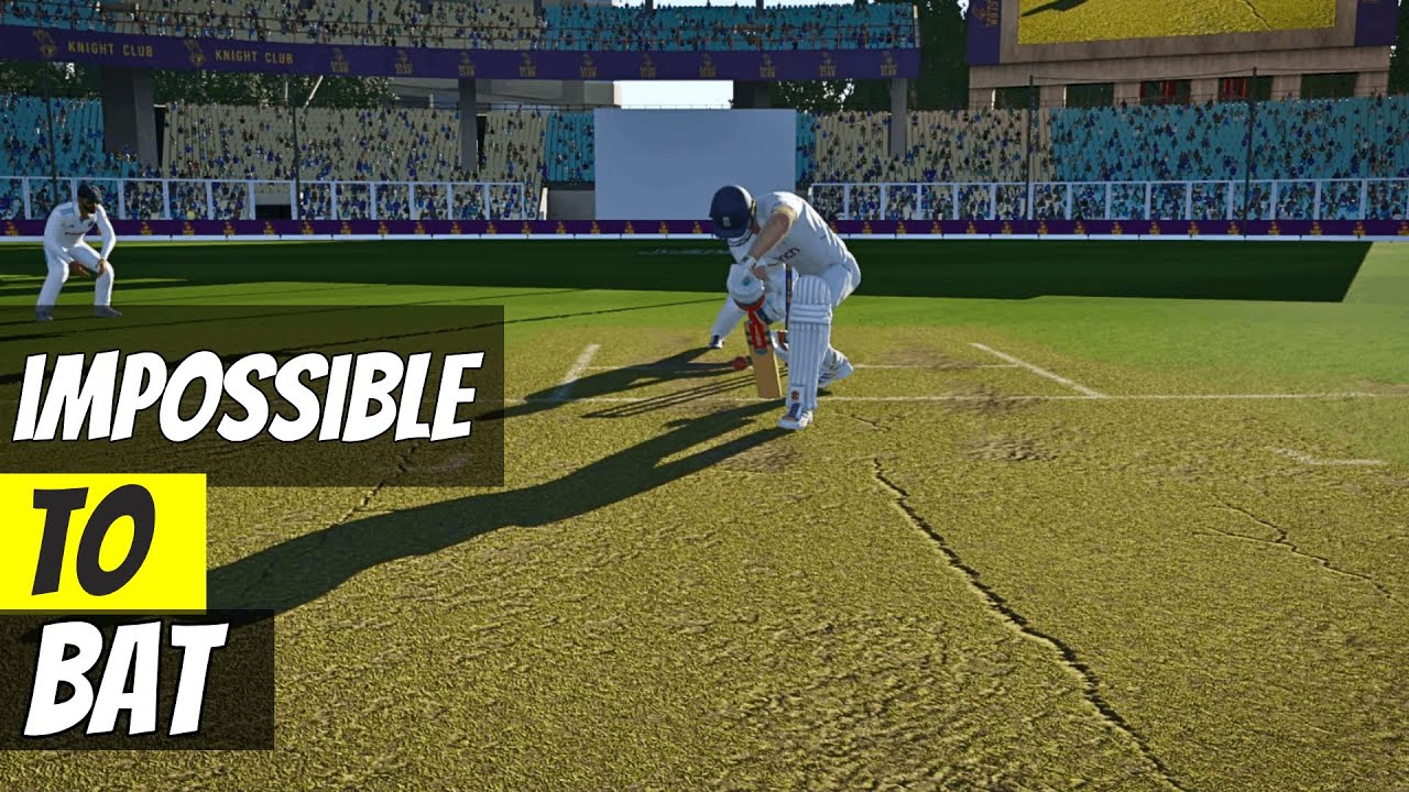 BATTING On The WORST PITCH In Cricket 24 - YouTube