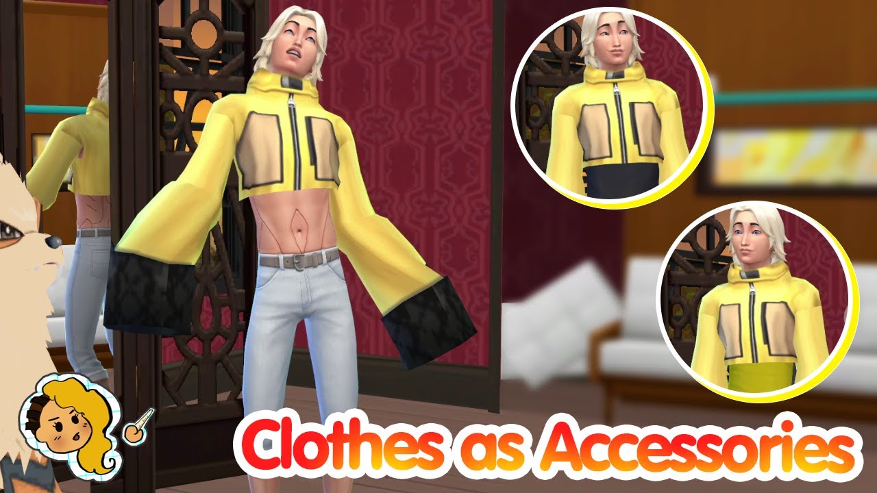 Sims 4 how to Create Clothes as Accessories - YouTube