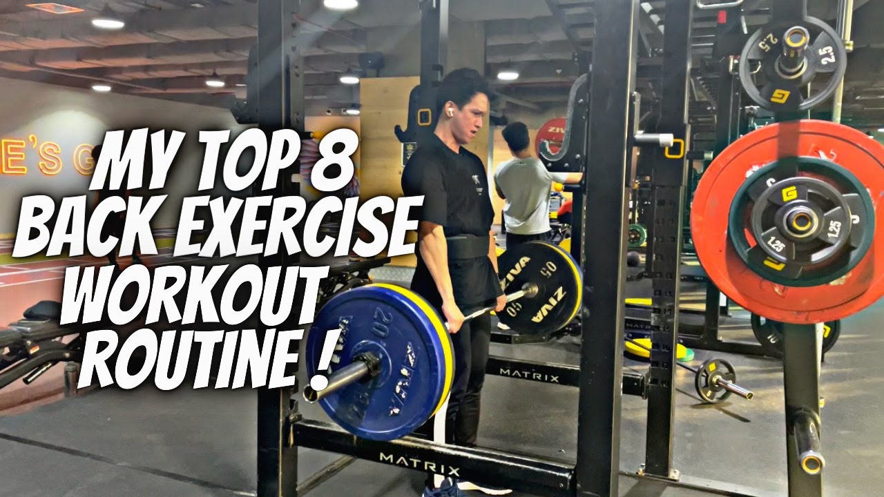 My top 8 back exercise | Back workout routine | Build bigger back - YouTube