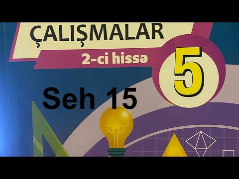 “Namazov 5-ci Sinif | Tənliklərin Həlli | Yeni Nəşr Riyaziyyat Səhifə 15 çalışmalar 2ci hisse