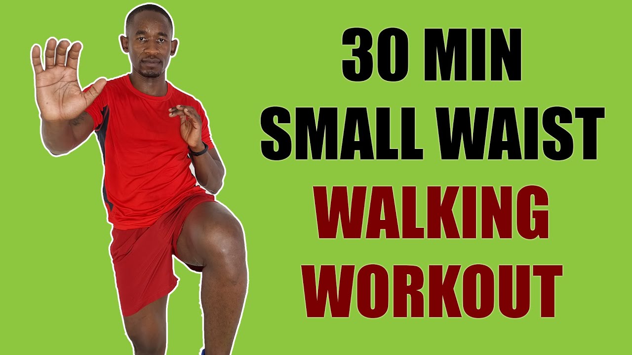 30 Minute Small Waist Walking Workout at Home 🔥3500 Steps🔥 - YouTube