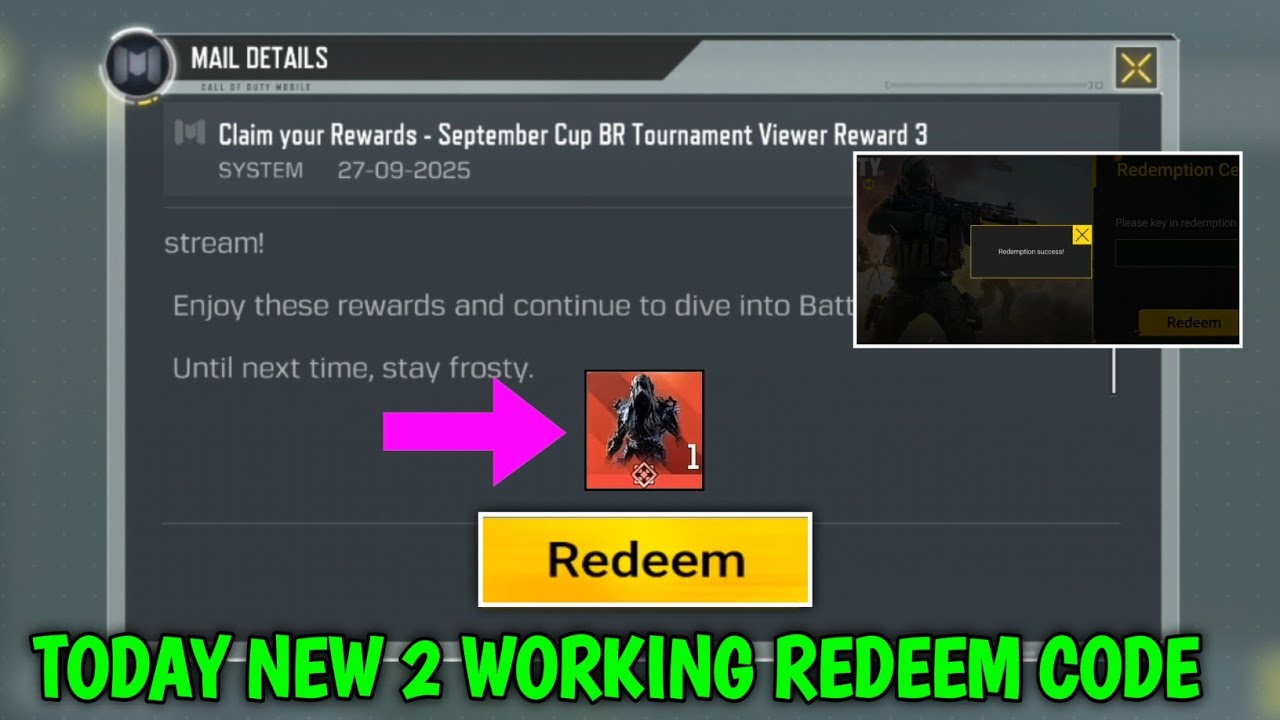 Codm Finally 2 Redeem code 2025 | codm Redeem code | call of duty ...