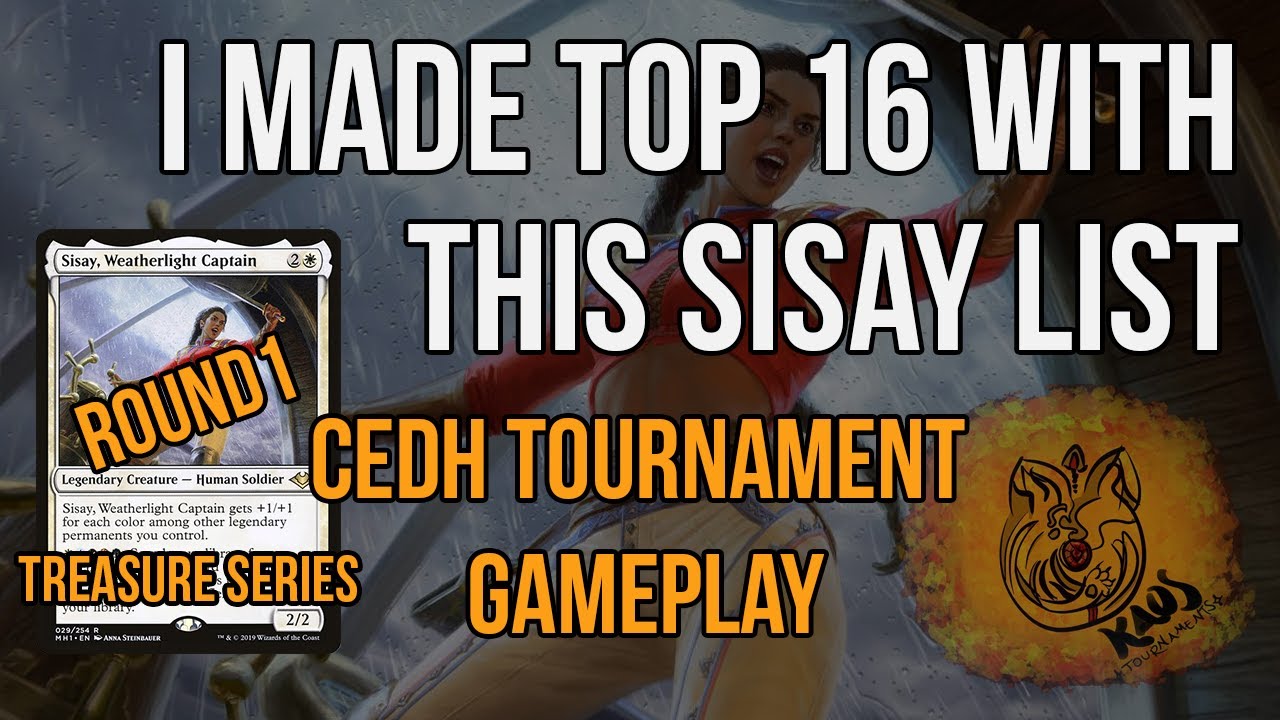 Sisay, Weatherlight Captain CEDH Tournament Gameplay: May 2024 Treasure Series (Round 1) - YouTube