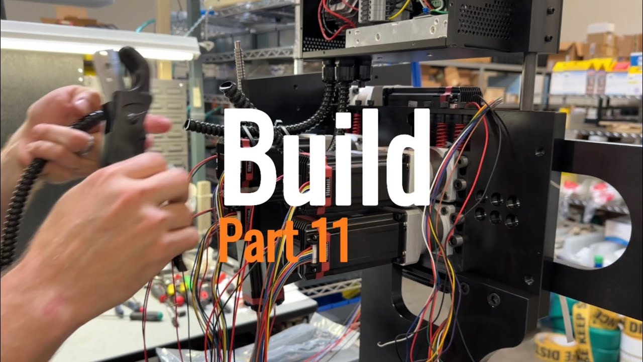 Routing Flexible Conduit on a CNC Slide Forming Machine - YouTube