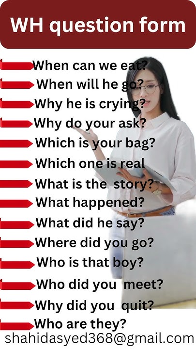 Wh question form//English conversation//tips and tricks//# ...