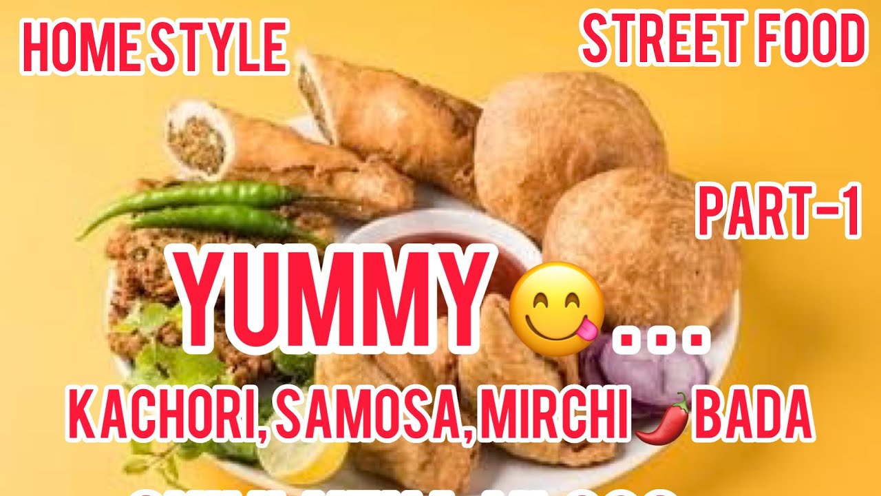 कचौरी, समोसा, Mirchi 🌶️ Bada Making process yummy 😋 part-1 #mirchibada ...