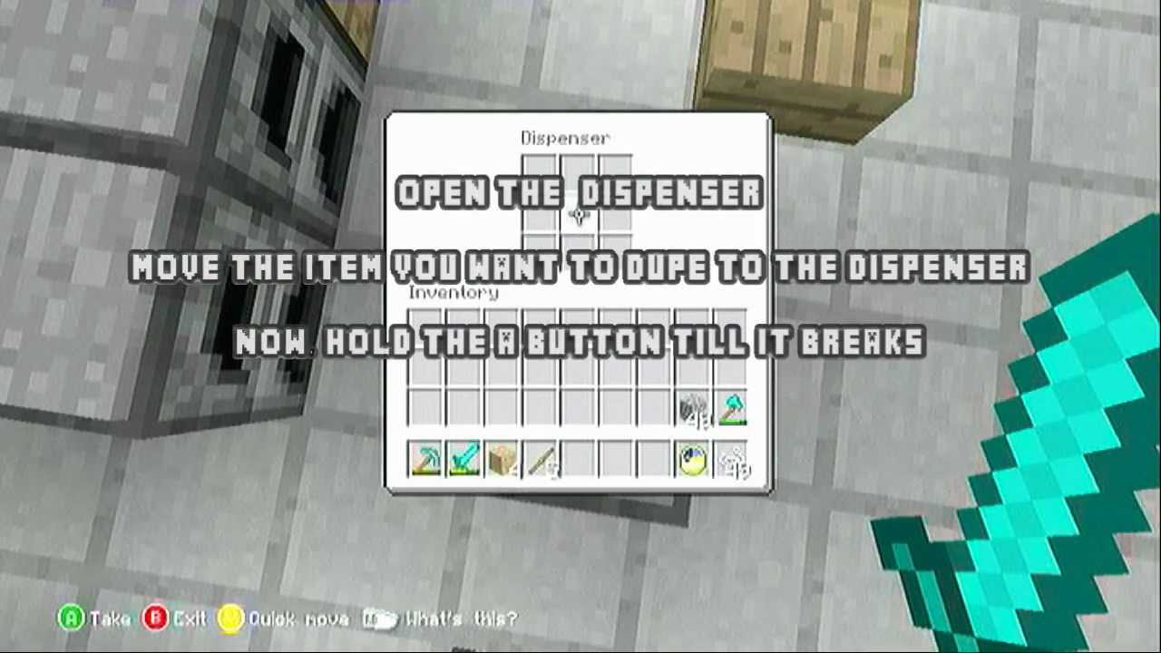 Minecraft 360 Post June Patch Duplication Method - YouTube