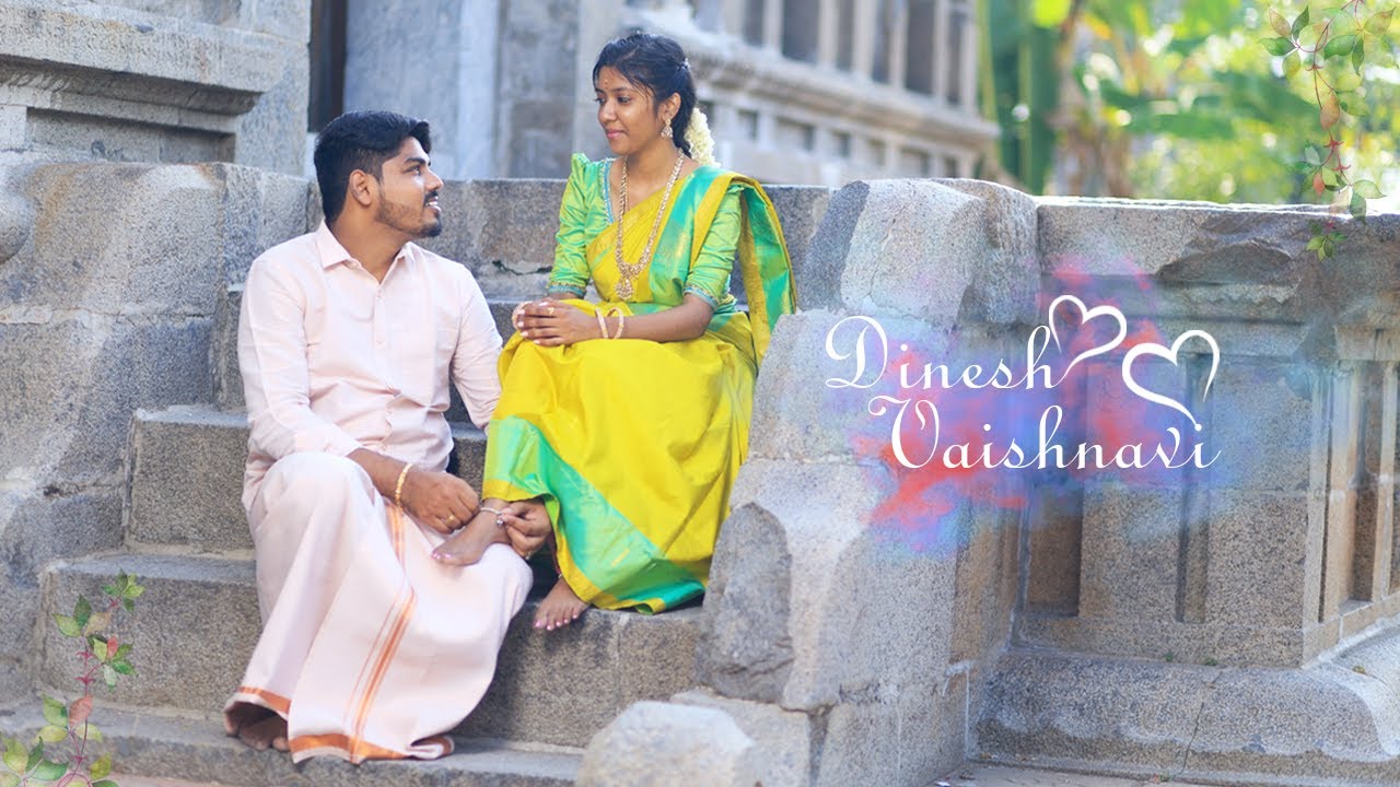 DINESH & VAISHNAVI Traditional look Candid Video @sri_dinesh ...