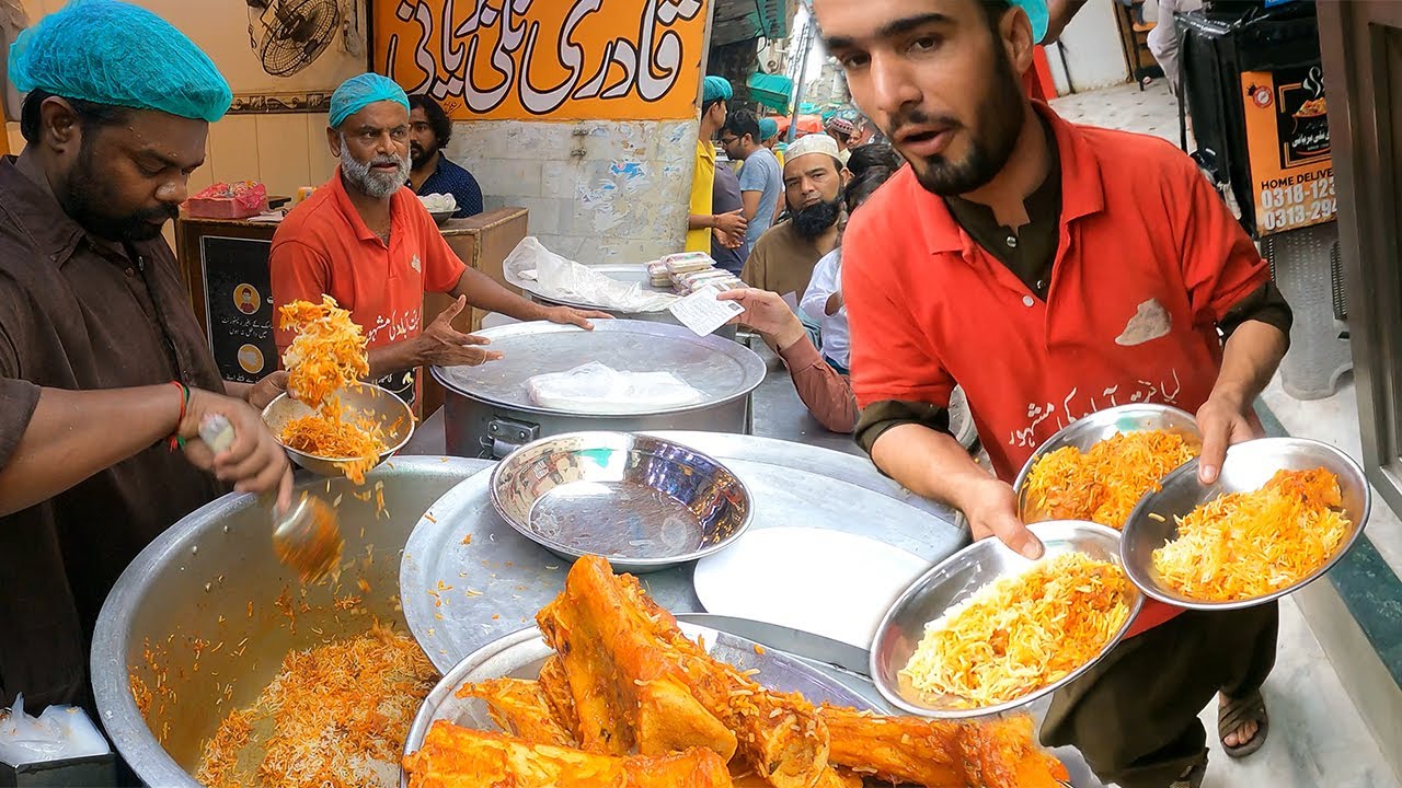 DABANGG NALLI PULAO: Giant Bone Marrow Biryani & Pulau. Street Food ...