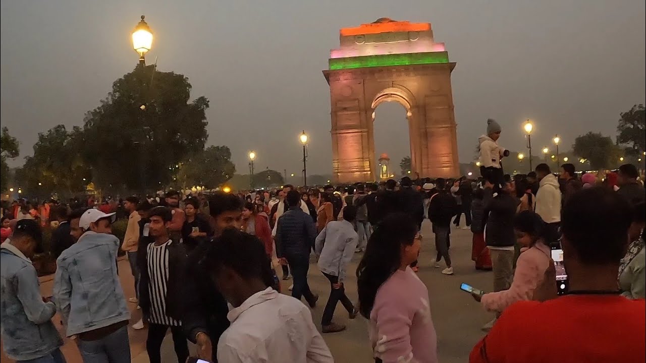 India Gate Walk || I have to roam around India Gate in the evening | # ...