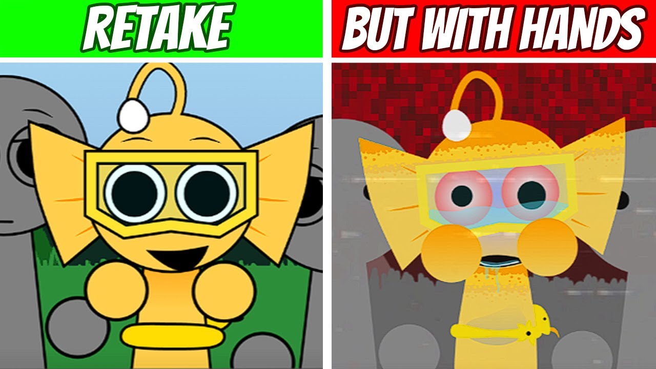 Incredibox Sprunki Retake BUT With HANDS Mod - Normal Vs Horror ...