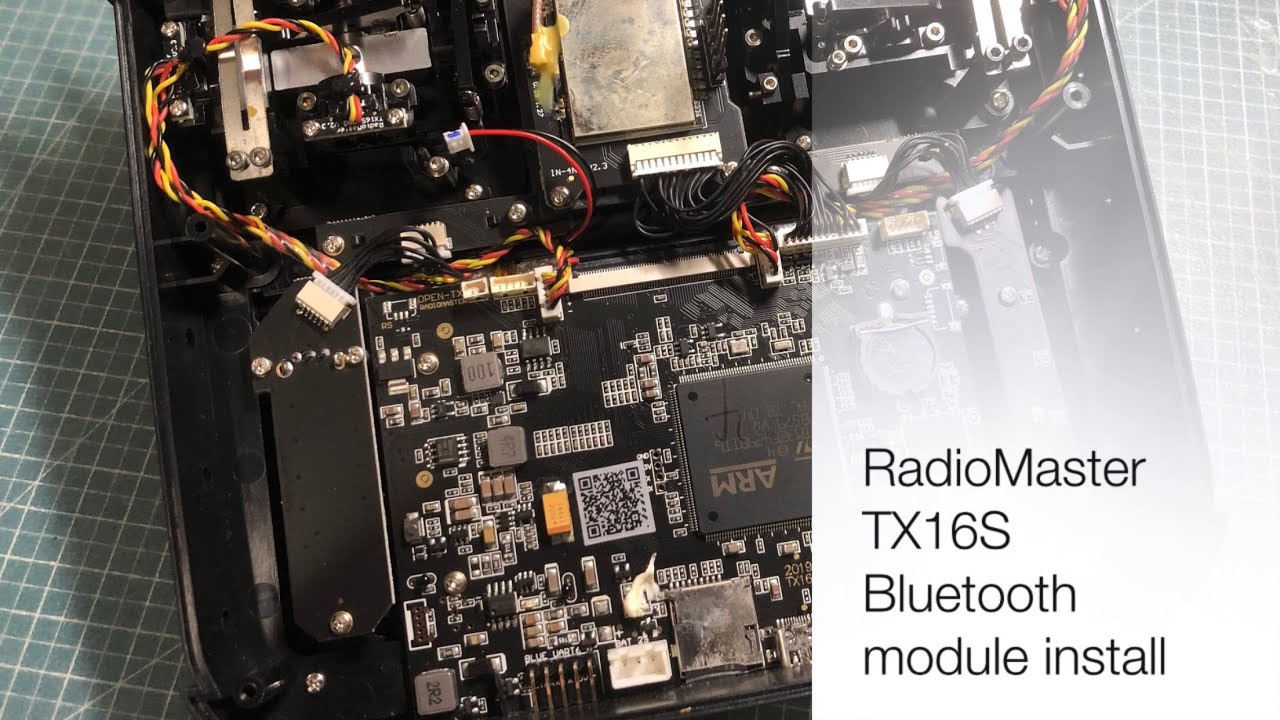(openTX) Radiomaster TX16S : 10. Bluetooth module install (블루투스 모듈 설치 ...