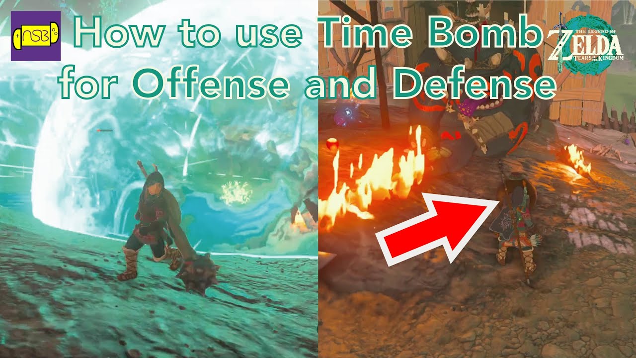 The Legend of Zelda Tears of the Kingdom - Tips on How to use Time Bomb ...