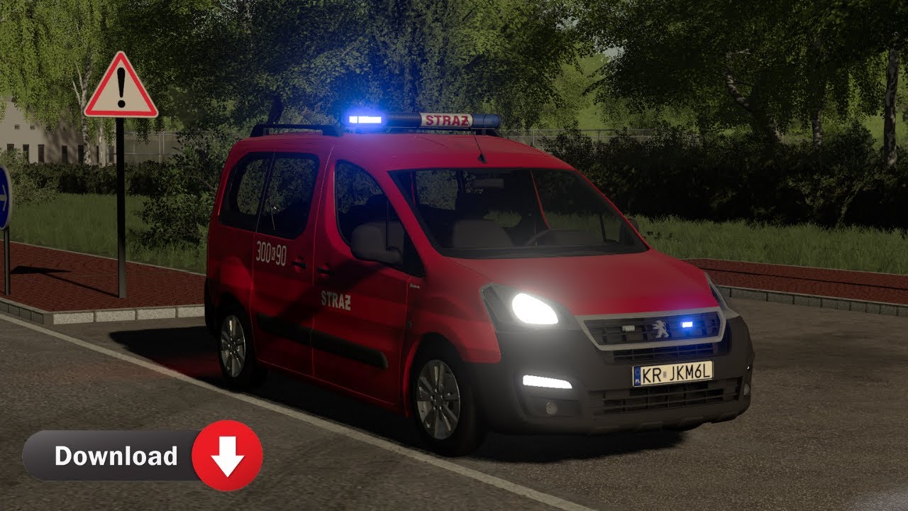 [FS19] DOWNLOAD Peugeot Partner KM PSP Kraków - YouTube