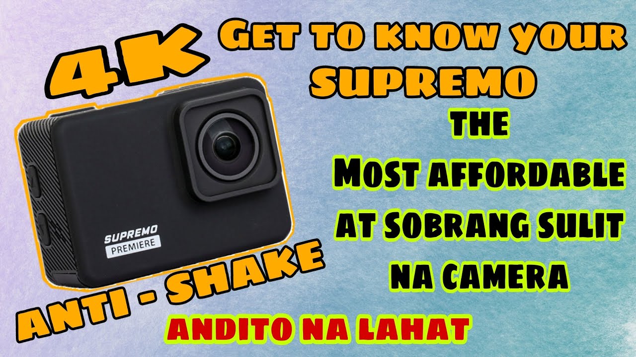 PART1 | Action Camera | Supremo Premiere | Affordable | Reviews - YouTube
