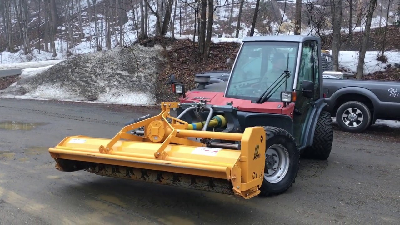 Aebi New England Slope Mowing Equipment - YouTube