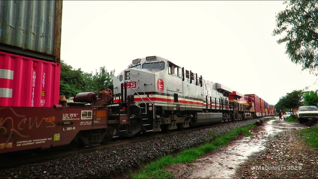 Asi se quitan las remotas de un tren intermodal (Con la KCS 4859) Leer ...