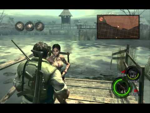 Let's Play Resident Evil 5 - Part 6: Swamp Thing - YouTube