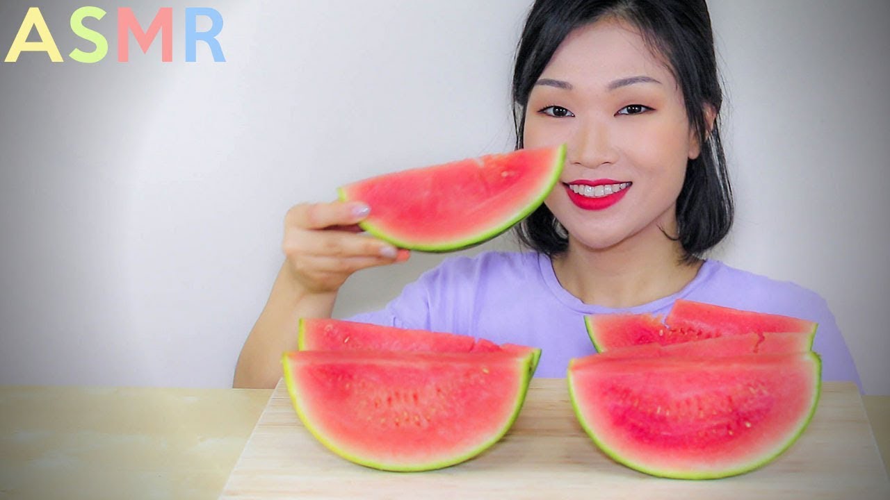 WATERMELON ASMR - YouTube