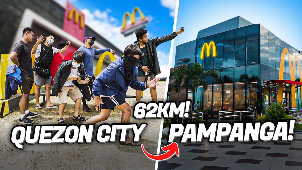 We walked from Mcdo Quezon City to the Biggest McDonalds in the ...