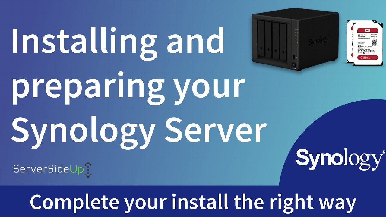 Installing and preparing your Synology Server - YouTube