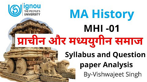 MHI-01 || Ancient and Medieval Societies || MA History IGNOU - YouTube