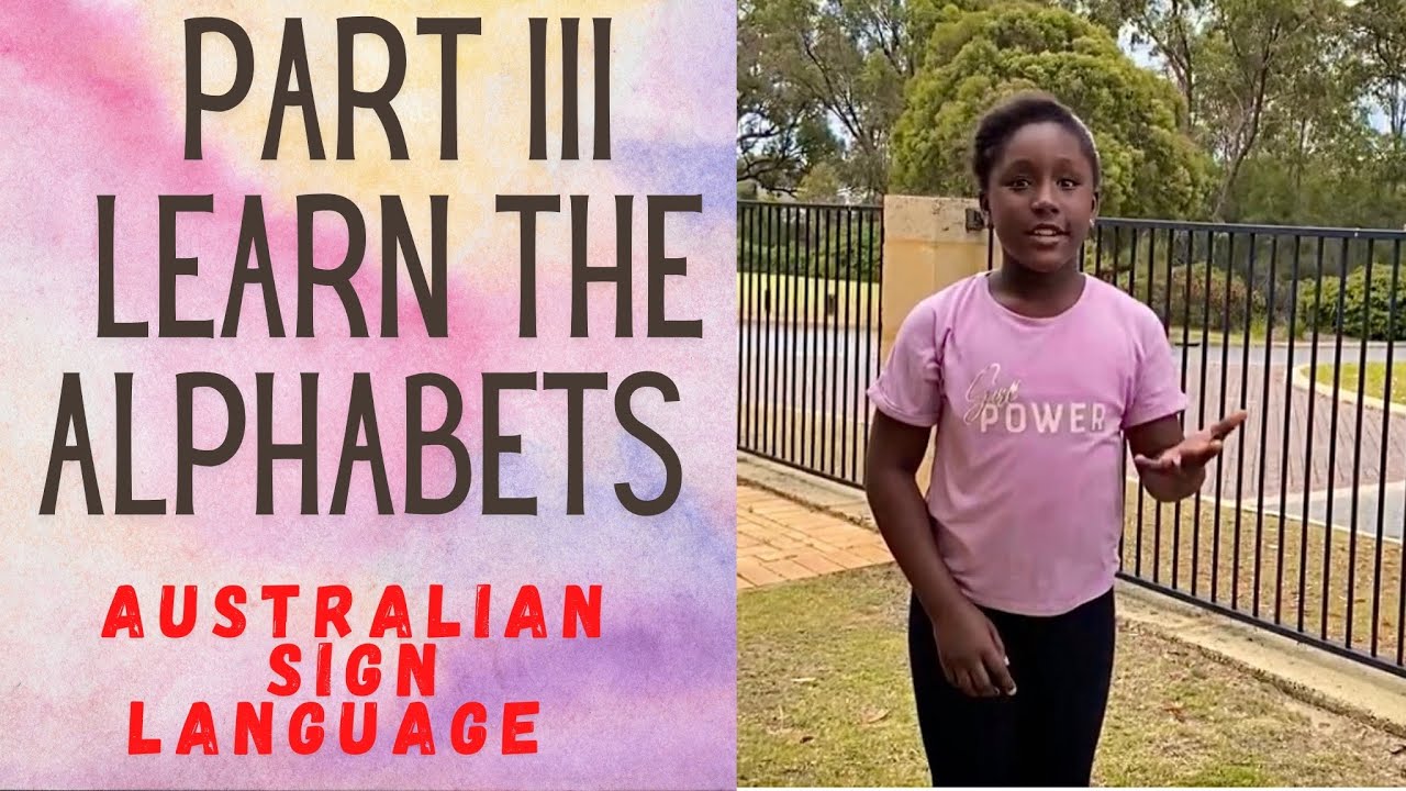 Part 3 Letters K O In AUSLAN Easy Australian Sign Language Part 3 Letters K O In AUSLAN Easy Australian Sign Language
