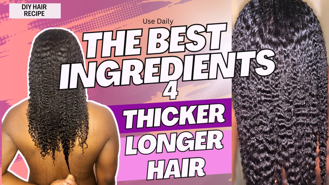 Use Daily for THICKER LONGER Hair | Hair Juice Recipe for Longer Hair ...