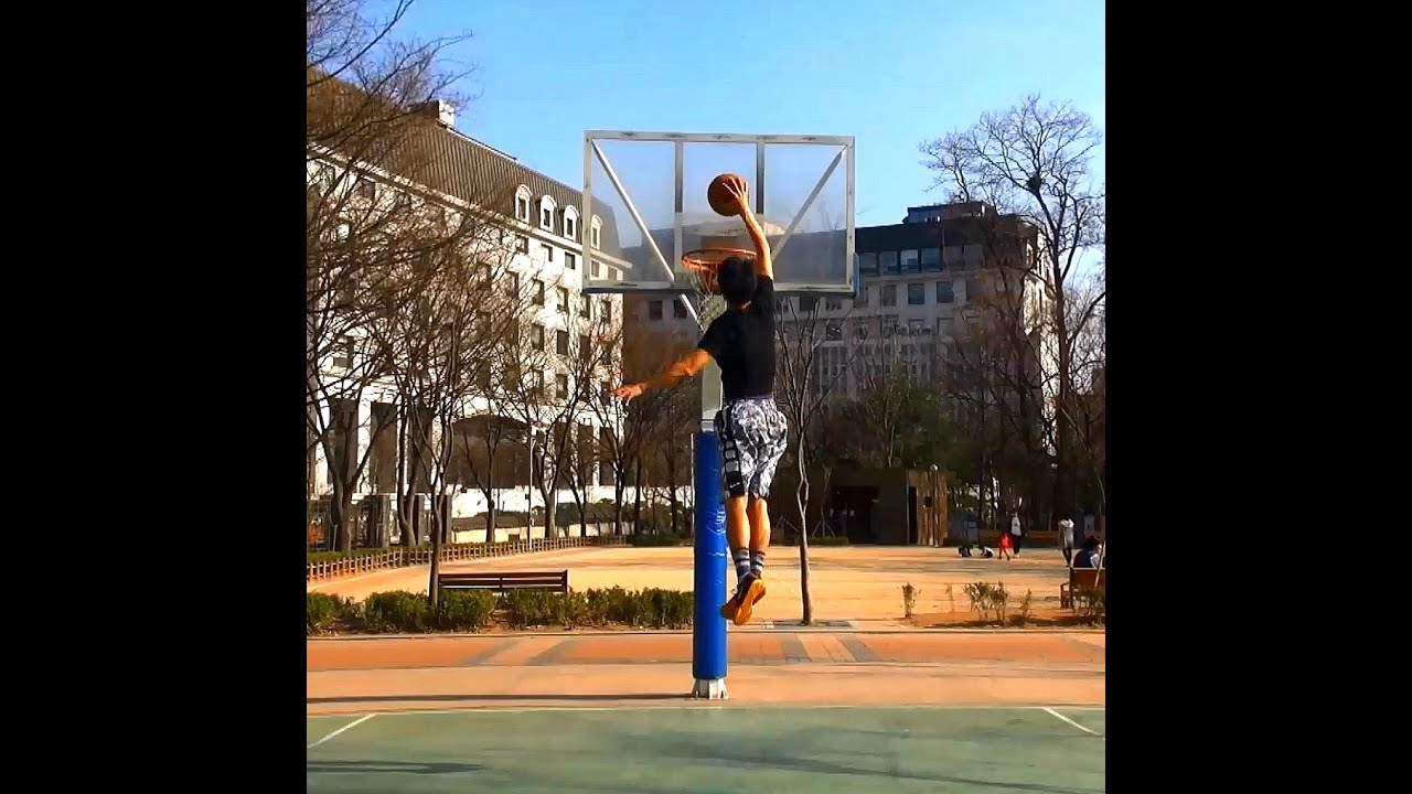 훕코리아 네번째 덩크슛영상/농구 덩크연습 asian dunker/basketball dunk - YouTube