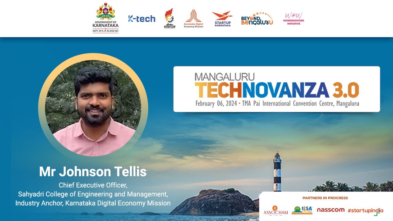 Mangaluru Technovanza 3.0 Testimonial_Mr Johnson Tellis - YouTube