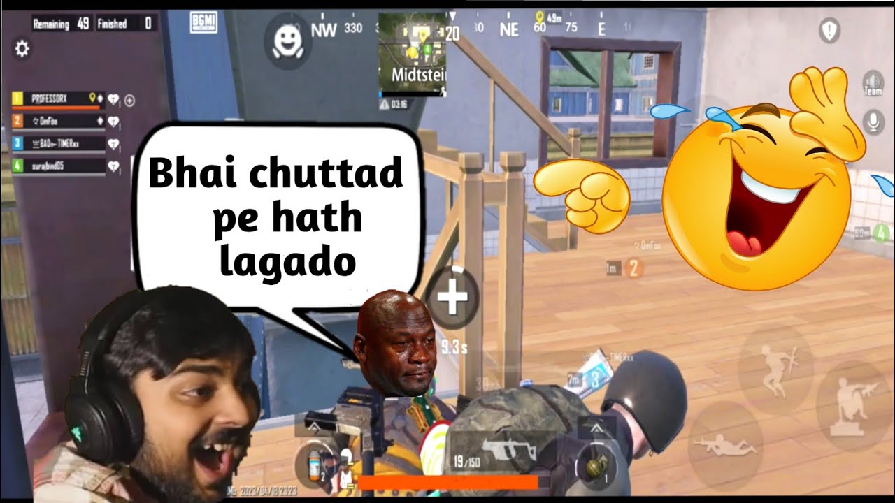 FULL BAKCHODI ON LIVIK MAP 😂 | BGMI FUNNY MOMENTS | PROFESSOR BASIT ...
