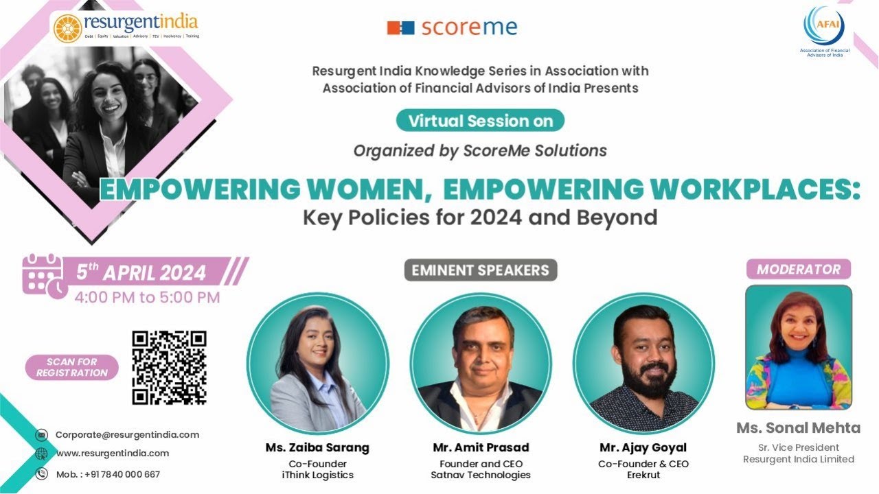 Virtual Session on Empowering Women, Empowering Workplaces: Key ...