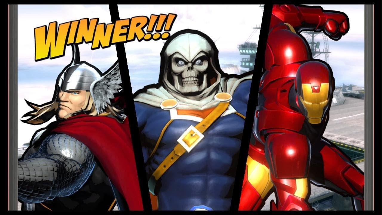 Ultimate Marvel vs Capcom 3 arcade.Thor -Iron Man -Taskmaster. - YouTube