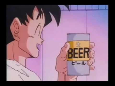 Goku Sez: Beer is good for you - YouTube