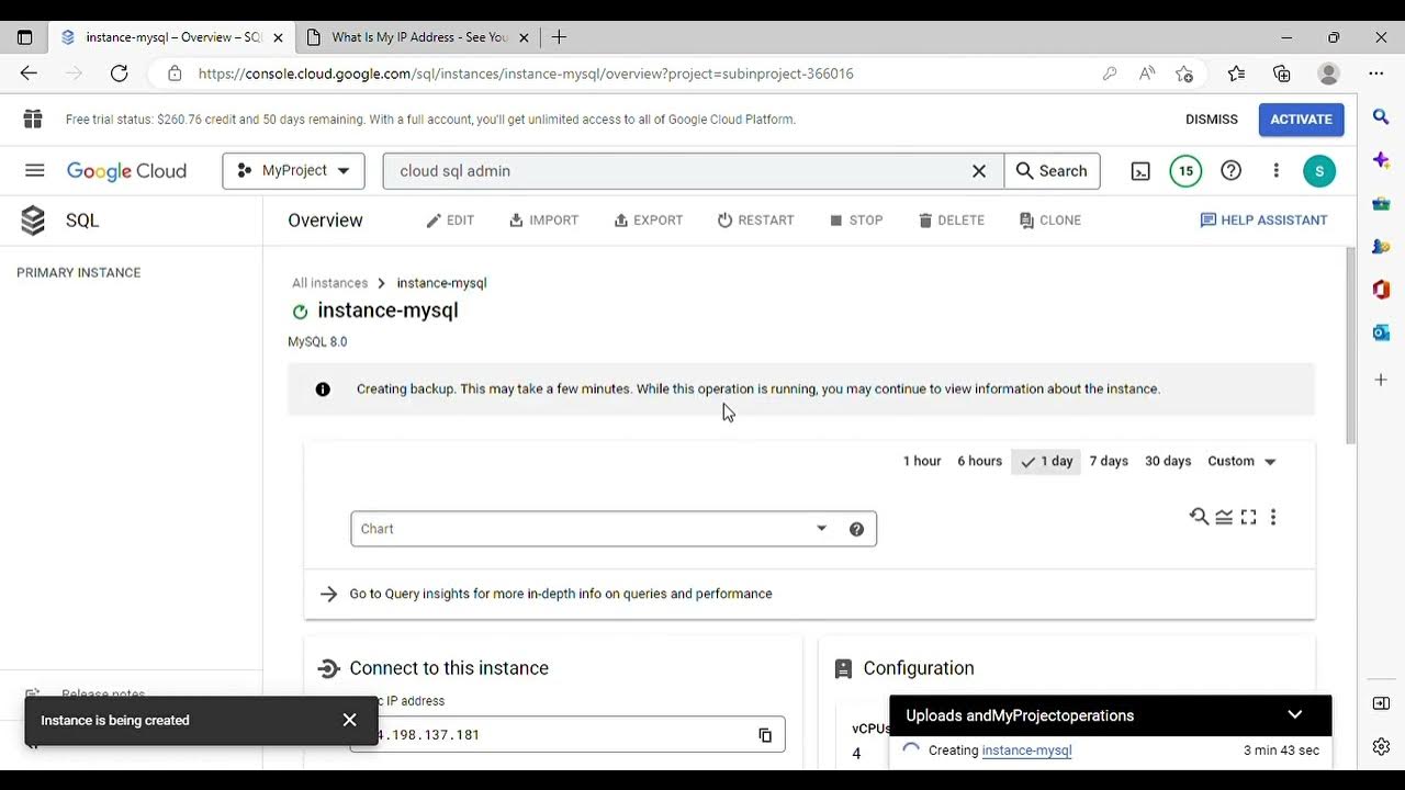 Google Cloud - Mysql Configuration - YouTube