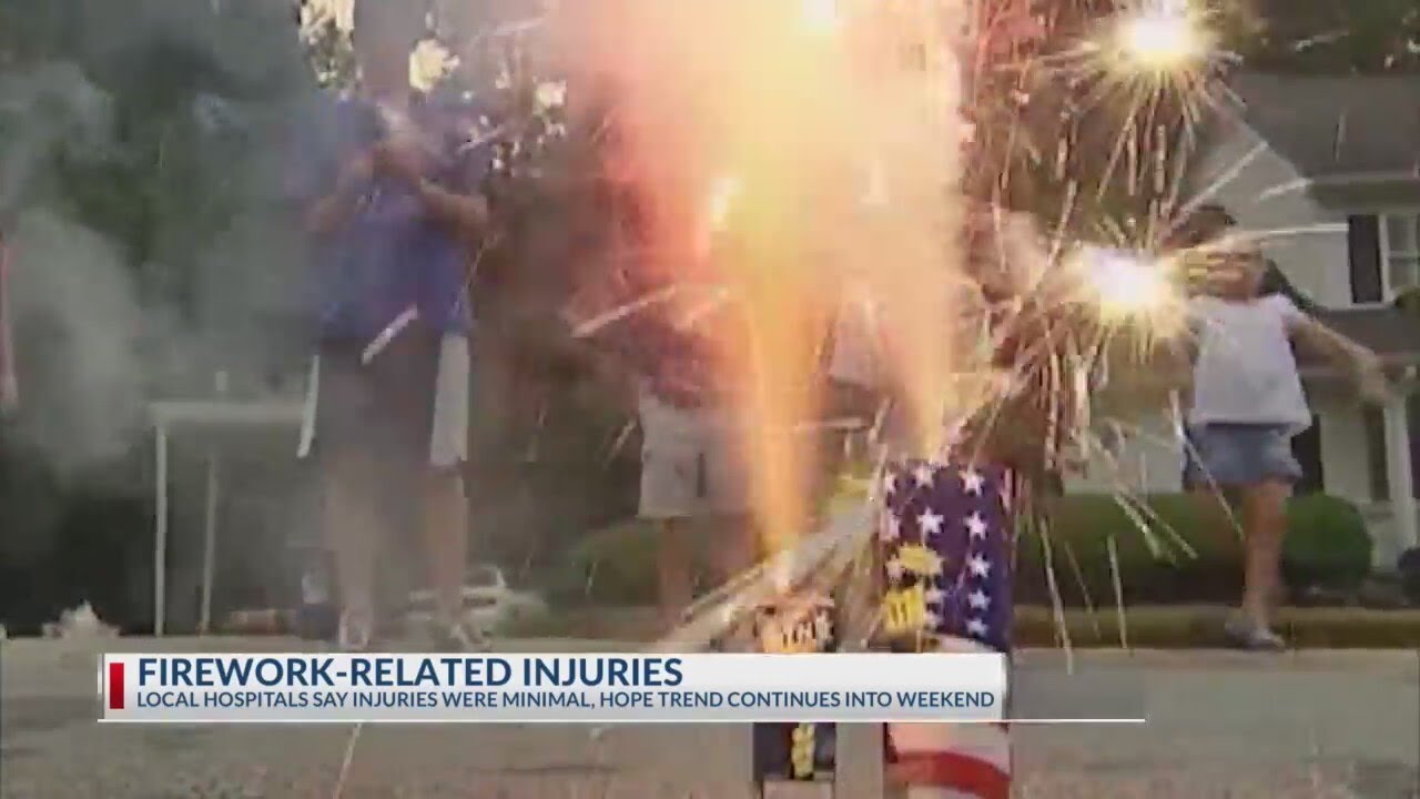 Local hospitals say July Fourth fireworks injuries were minimal - YouTube