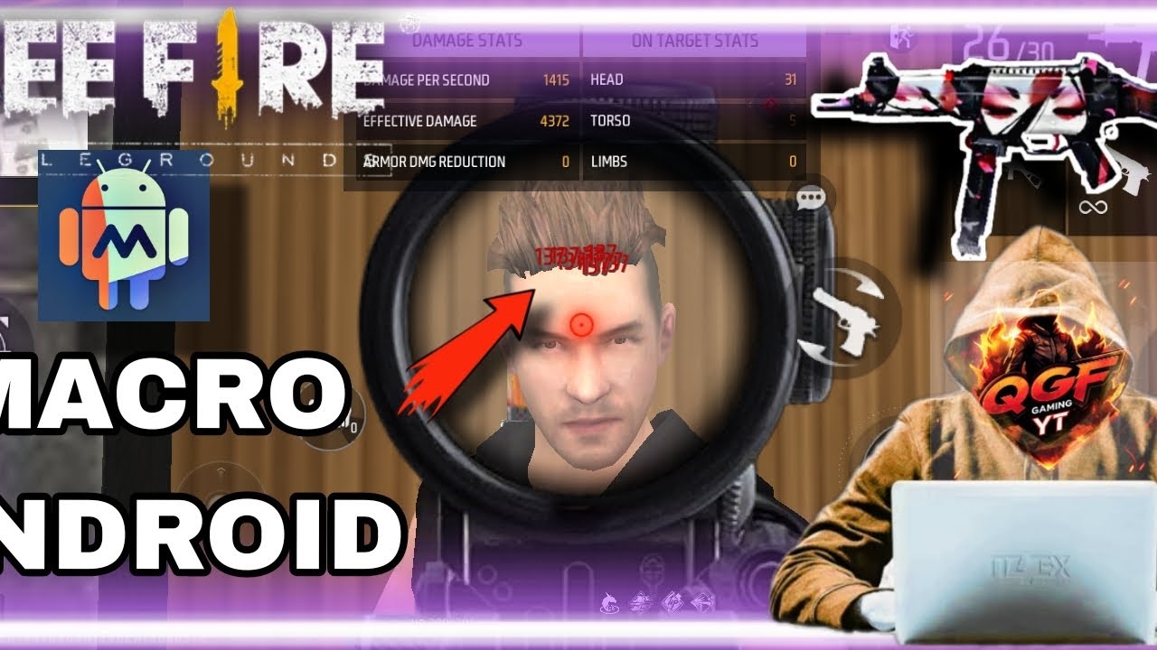 OB48 Free Fire Android macro sensi | Macro Droid Settings Tutorial Download link file 📁👇 comment ...
