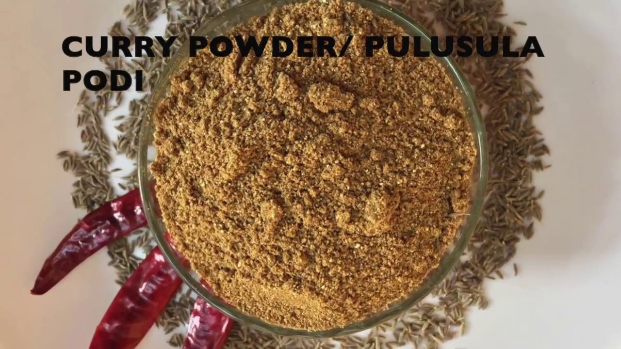 PULUSU PODI -Nellore Style #Curry powder | Pulusula podi #pulusupowder ...