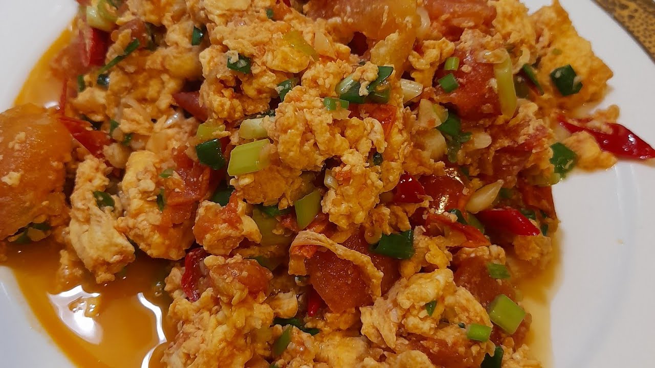 RESEP SIMPLE SEDAP ORAK ARIK TELUR TOMAT - YouTube